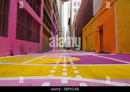 "Pink Alley" in Downtown Vancouver, British Columbia, Canada - Ancient ...