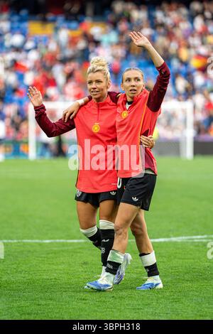 July 20, 2025, Basel, Bavaria, Switzerland: The German Players Sara ...