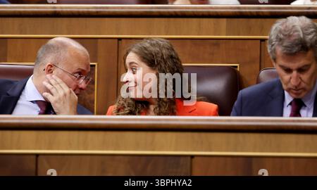 The Secretary General of the Popular Party, Miguel Tellado, a session ...