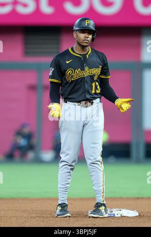 July 9, 2025: Pittsburgh Pirates third baseman Ke Bryan Hayes (13 ...