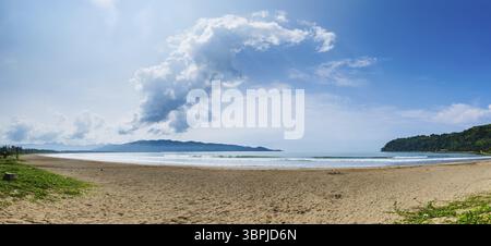 Pacitan beach landscape in Java, Indonesia. A popular beach resort for ...