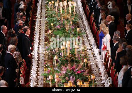 Britain's King Charles III, right, Ukraine's President Volodymyr ...