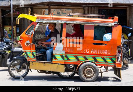 Colourful Philippines tricycles Stock Photo - Alamy