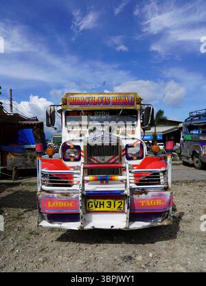 Tagbilaran, Bohol, Philippines – June 18th 2025: Jeepney bus Stock ...