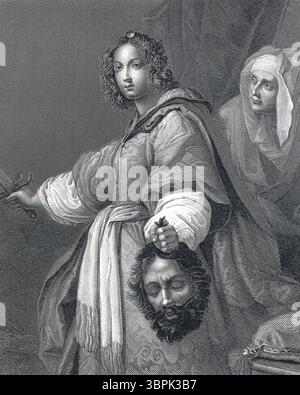 Allori - Judith - Steel Engraving Stock Photo - Alamy