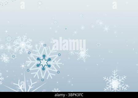 Ice composite of snowflakes and frost Stock Photo - Alamy