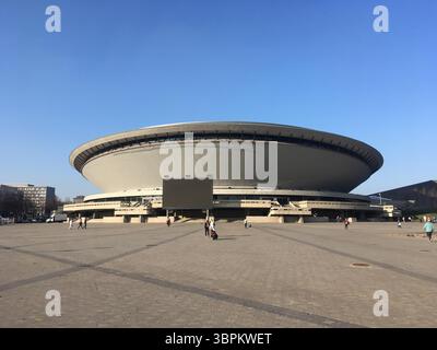 Iconic landmark - Spodek Arena in Katowice Stock Photo - Alamy