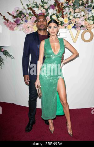 Larry English and Nicole Williams-English attend the Sports Illustrated ...