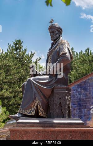 Samarkand, Uzbekistan - May 28, 2025: Some tombstones in the mausoleum ...