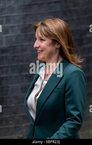 Chancellor of the Exchequer Rachel Reeves seen with the red despatch ...