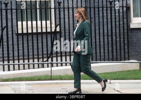 Rachel Reeves, Chancellor of the Exchequer, seen at 11 Downing Street ...