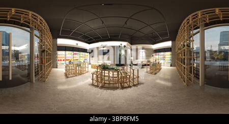 3d render supermarket grocery shop Stock Photo - Alamy