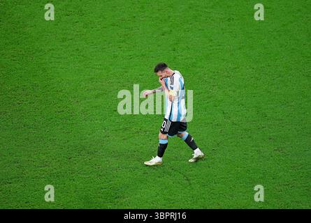 Lionel Messi of Argentina during the FIFA World Cup Group J match ...