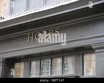 Hobbs London Corporate logo signs in York City centre in June 2025 ...