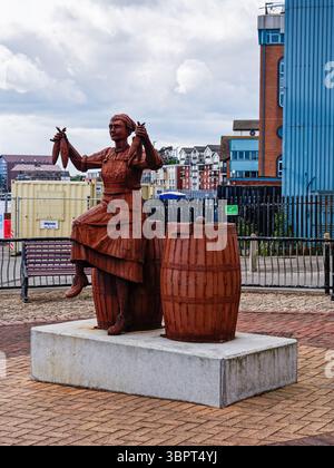 North Shields herring fishing Stock Photo - Alamy