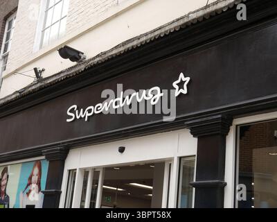 Superdrug pharmacy prescriptions Corporate logo signs in York City ...