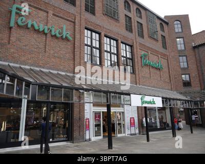 Fenwick store shop department Corporate logo signs in York City centre ...