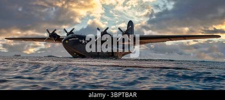 Martin JRM Mars Flying boat, a WWII era water bomber that served with ...