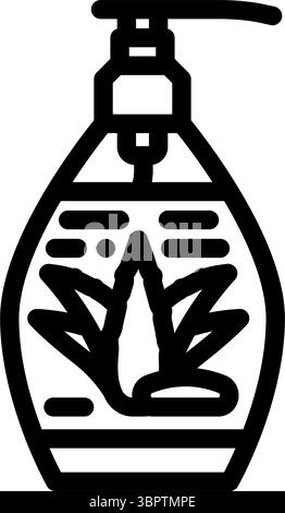 Aloe soap icons set 9 color vector isolated on white for any design ...