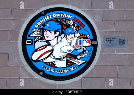 Los Angeles Dodgers Shohei Otani hits home run in the 1th inning of ...