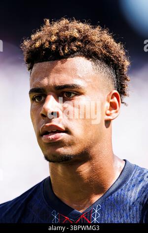 Désiré Doué of Paris St. Germain during the match against Chelsea in ...