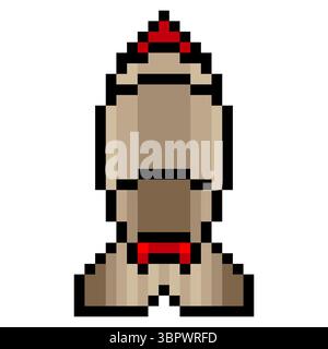 Nuclear bomb in pixel art style Stock Vector Image & Art - Alamy