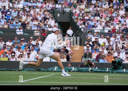 Ben Shelton of the United States at the All England Lawn Tennis and ...