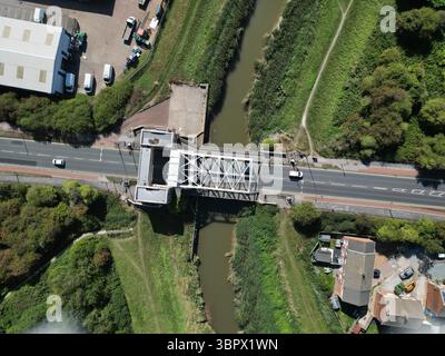 Sutton Road Bridge is a Scherzer Rolling Bascule road and pedestrian ...