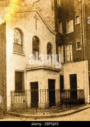 British Churches - A 1915 printed image of St John's timber-built ...