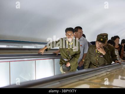 Train station, DGC, Pyongyang, North Korea Stock Photo - Alamy