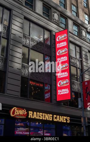 Raising Canes Chicken Fingers, Times Square, New York City, USA ...