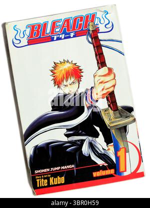 Studio set up of Bleach Volume 1 by Tite Kubo. Japanese used manga book ...