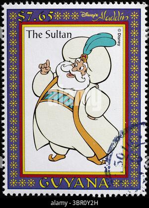 Character Aladdin by Walt Disney on postage stamp Stock Photo - Alamy