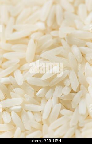 Organic Japanese Basmati Long White Rice in a Spoon Stock Photo - Alamy