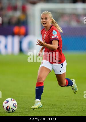 Norway's Emilie Woldvik during the UEFA Women's Euro 2025 Group A match ...