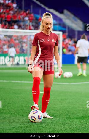 Alisha Lehmann (Schweiz, #23) SUI, Spanien - Schweiz, Frauen-Fussball, Uefa Womens Euro 2025 ...