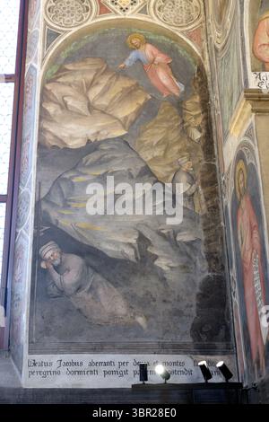 Interior of the Cappella del Beato Luca Belludi in the Basilica of ...