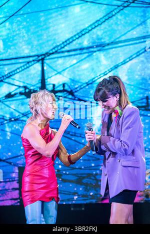 Ana Torroja during the concert '20 years of love' at MADO 2025, on July ...