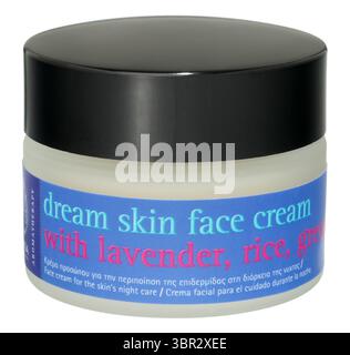 luxury face cream on soft silk - anti-aging, cosmetic and beauty styled ...