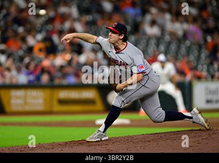 Cleveland Guardians relief pitcher Matt Festa delivers against the ...