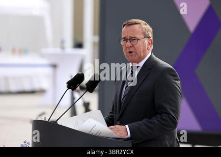 Germany’s Minister of Defence Boris Pistorius addresses the National ...