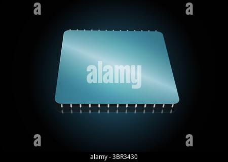 Shiny square on black background Stock Photo - Alamy