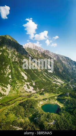 Amazing landscape of Pirin Mountain near Fish Banderitsa lake, Bulgaria ...