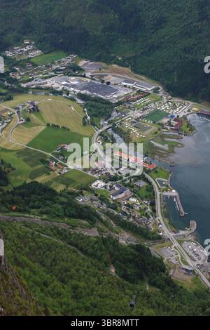 Olden village cruise port in Stryn Municipality in Vestland county ...