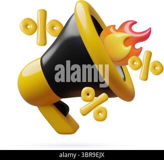 speaker sign icon black and white Stock Vector Image & Art - Alamy