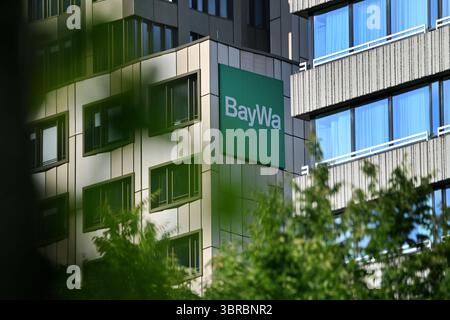 Agricultural Group BayWa .BayWa lettering, logo, emblem, corporate ...