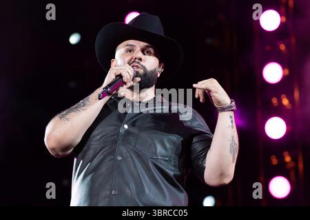 Madrid, Spain. 11th July, 2025. Mexican singer Carin Leon performs ...