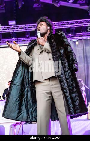 Milan Italy. 10th jul 2025. The English musician BENJAMIN CLEMENTINE ...