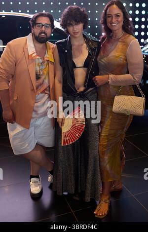 Actor Steven Preisner and Actress Saskia Grimm and Curvy Model Carlotta ...