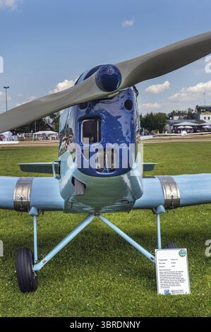 Aircraft Klemm 25 from 1934, registration, D-EJOL, at the airfield ...